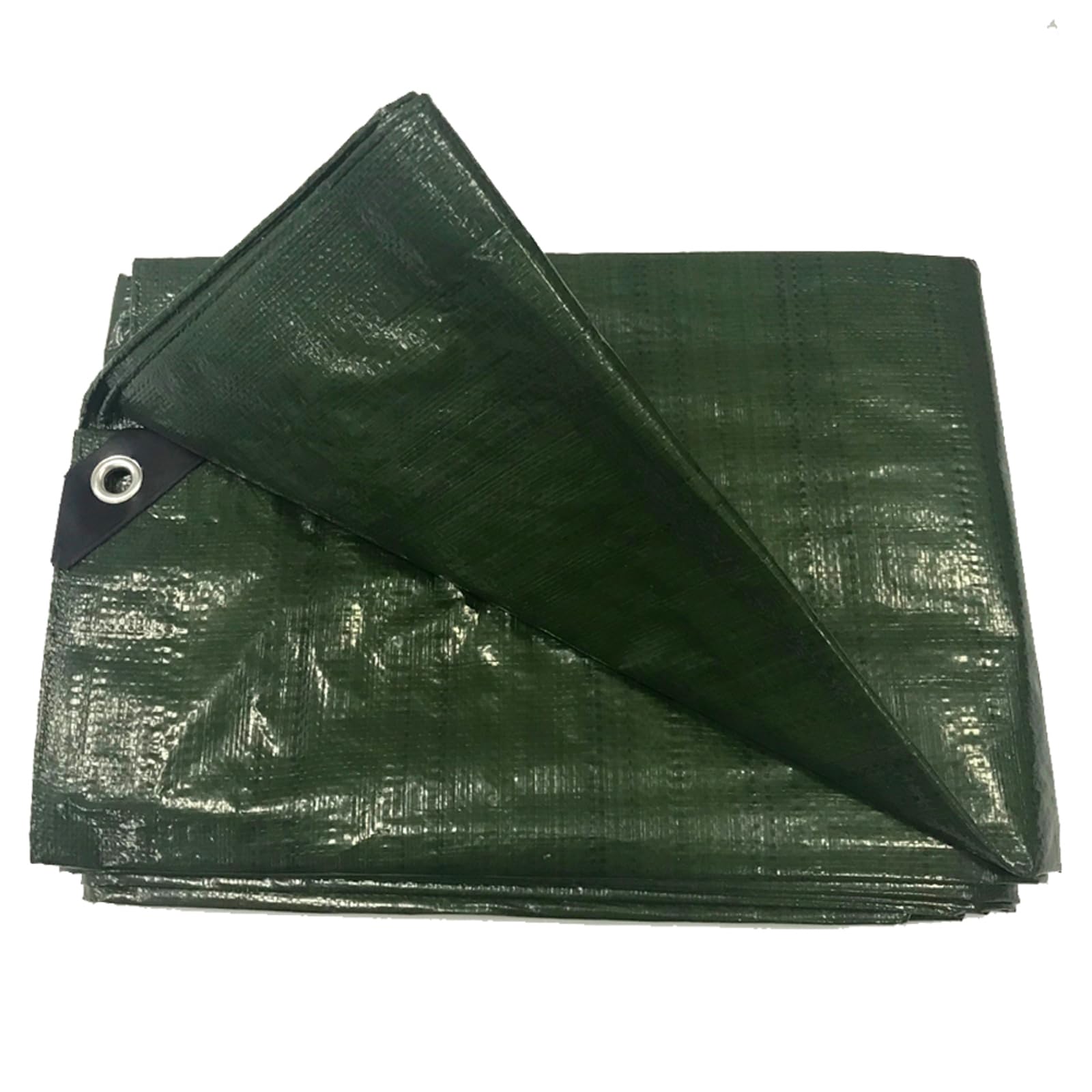 Hanjet 12' x 16' Tarp 5-mil Thick Camping Tent Rain Tarps Green ...