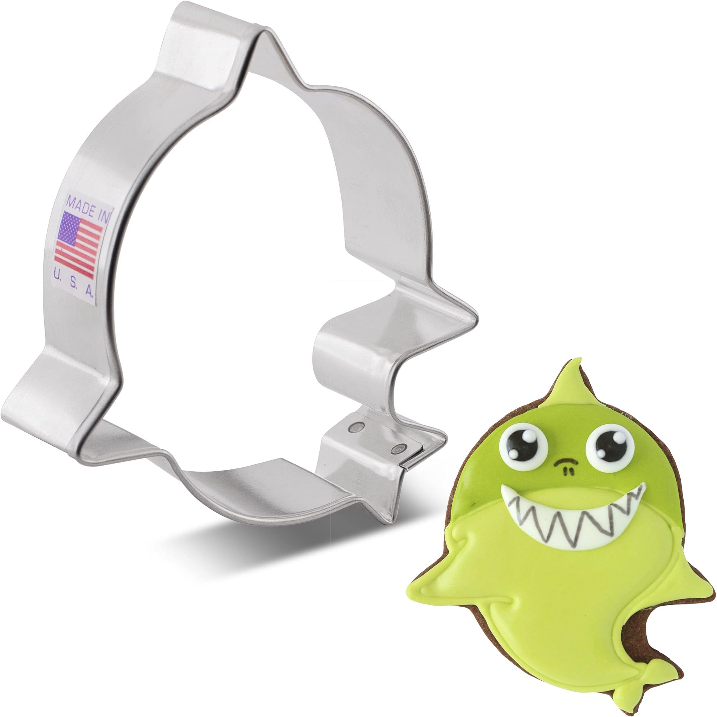 Amazon.com: 7 PCS Shark Cookie Cutters Set with Baby Shell Starfish ...