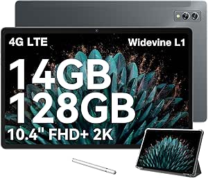 Blackview Tab11 SE 10.4 Inch Touchscreen Tablet, 2K FHD+ Android 12 ...