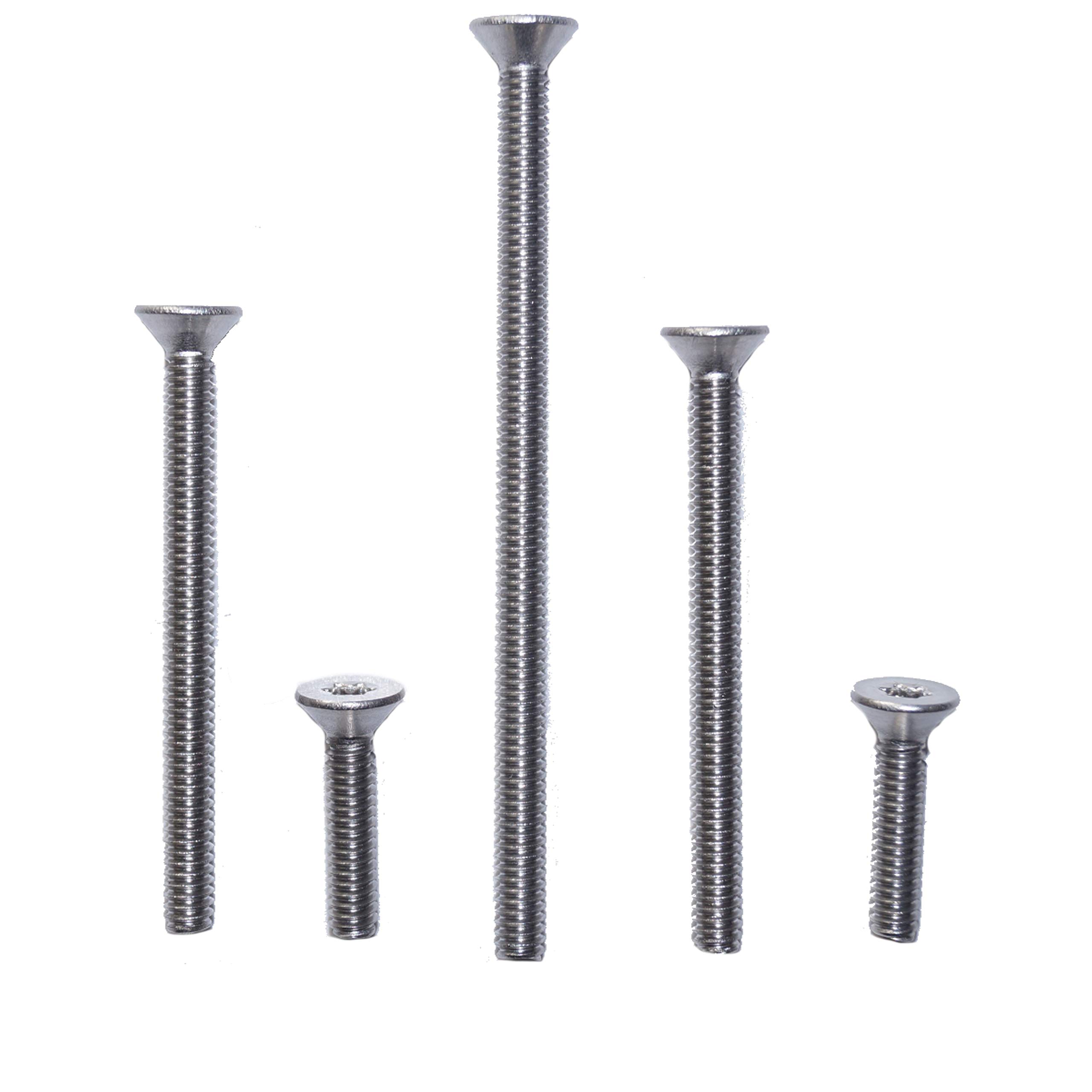 Countersunk Screws with Hexalobular M5X30 Pack of 50 TX25 ISO 14581 A2 ...