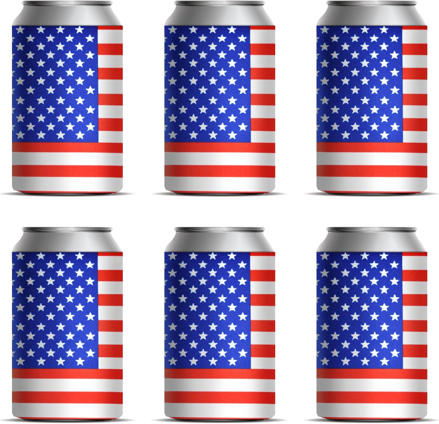 Amazon.com: Rogue River Tactical Rustic USA Flag Collapsible Beer Can ...