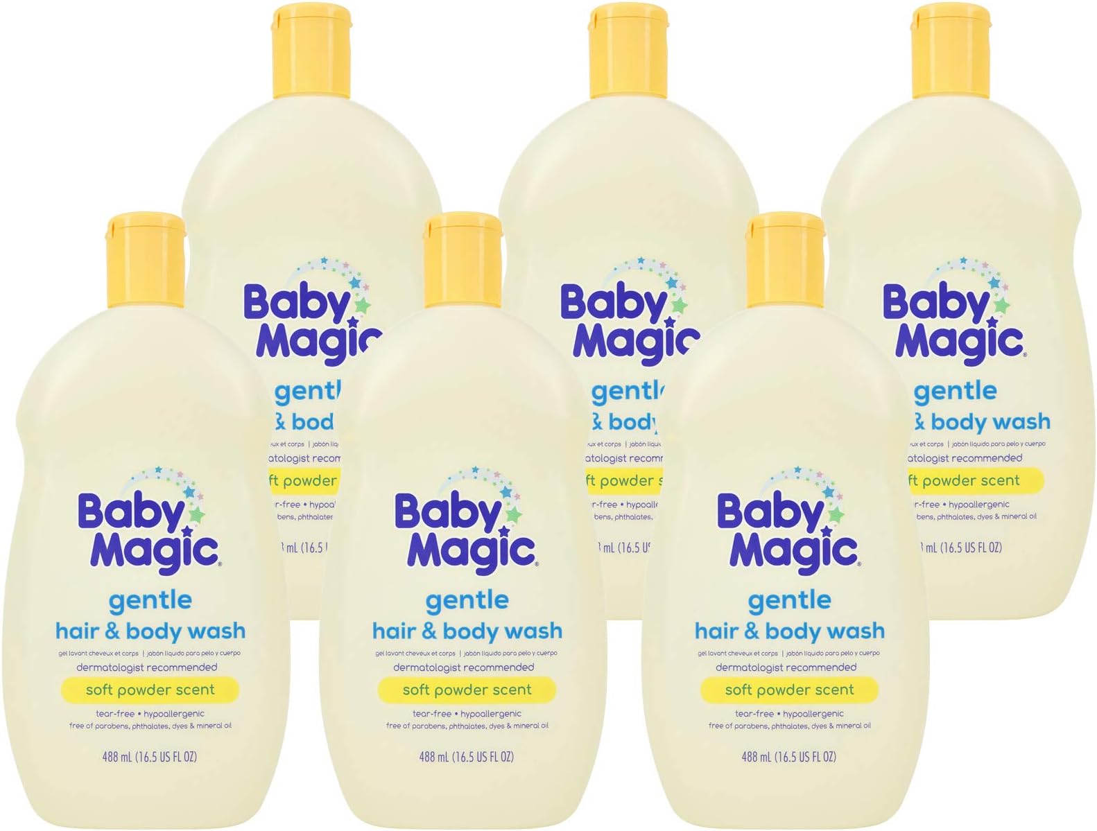 Amazon.com: Baby Magic Gentle Hair Body Wash 16.5oz Pack of Calendula ...