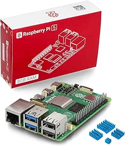 Amazon.com: RasTech Raspberry Pi 5 8GB with 4 Aluminum Heat Sink 2.4GHz ...