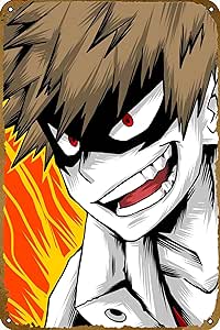 Amazon.com : bakugou katsuki Decor Gifts Cartoon Posters Retro ...
