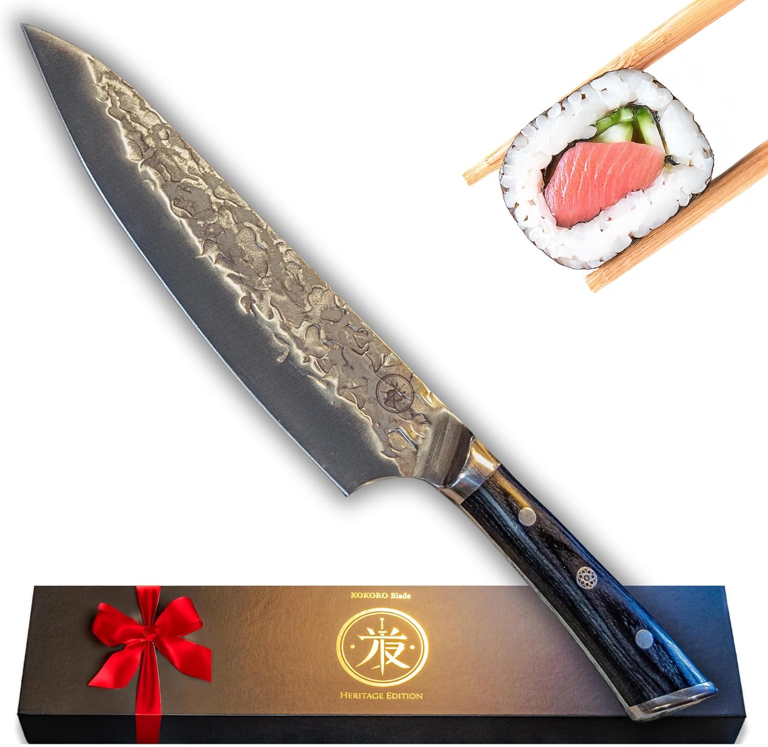Amazon.com: KOKORO Blade 8” Japanese Chef Knife – Professional Razor ...