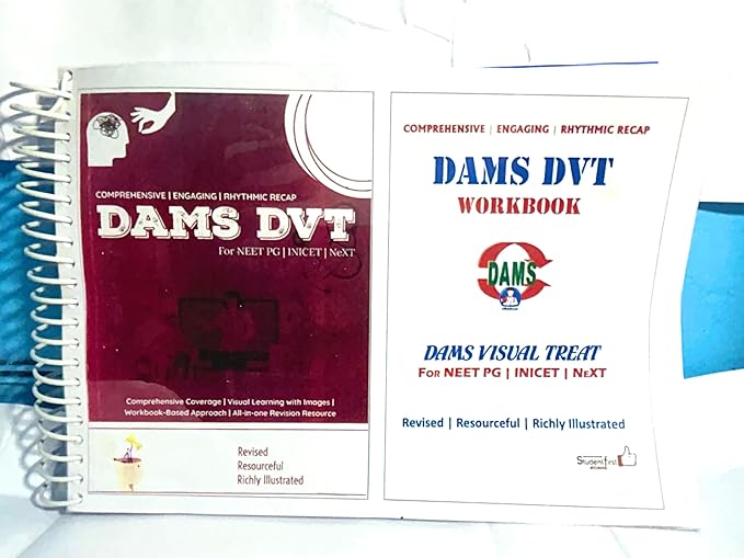 DAMS DVT Workbook-NEETPG Ka First AID 2023-2024 (SPIRAL-BINDING) FULLY ...