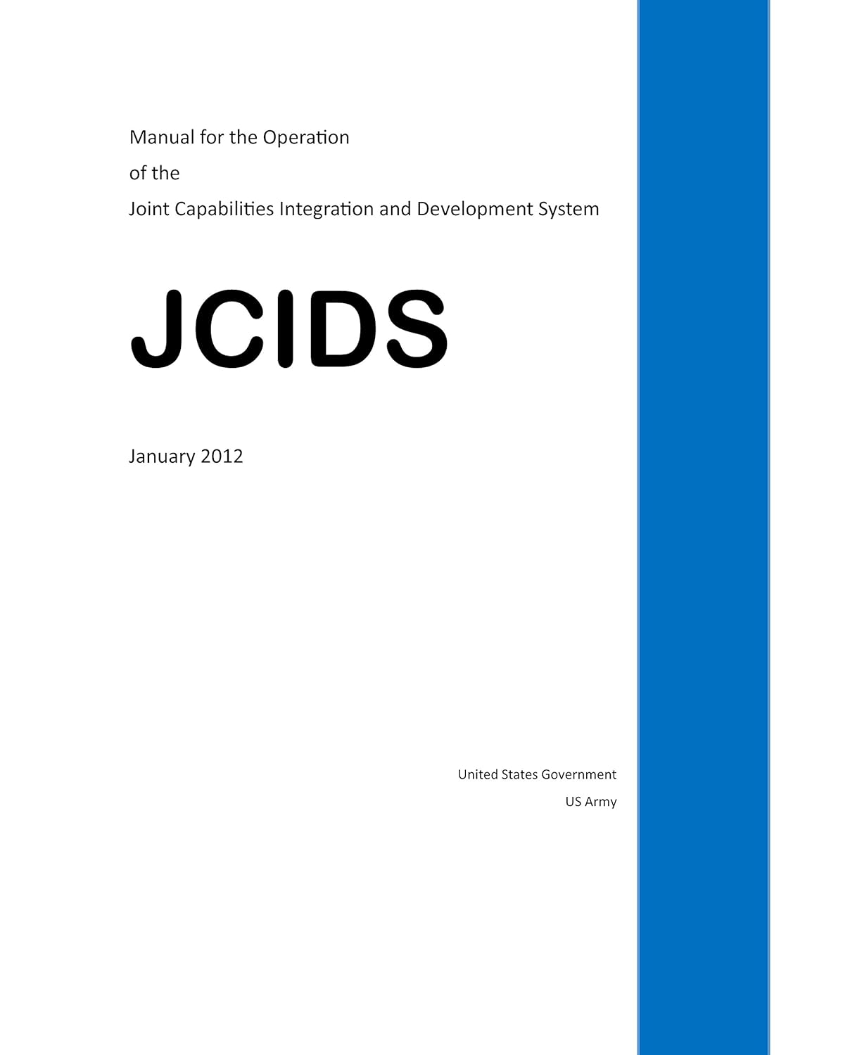 Amazon.com: Manual for the Operation of the Joint Capabilities ...