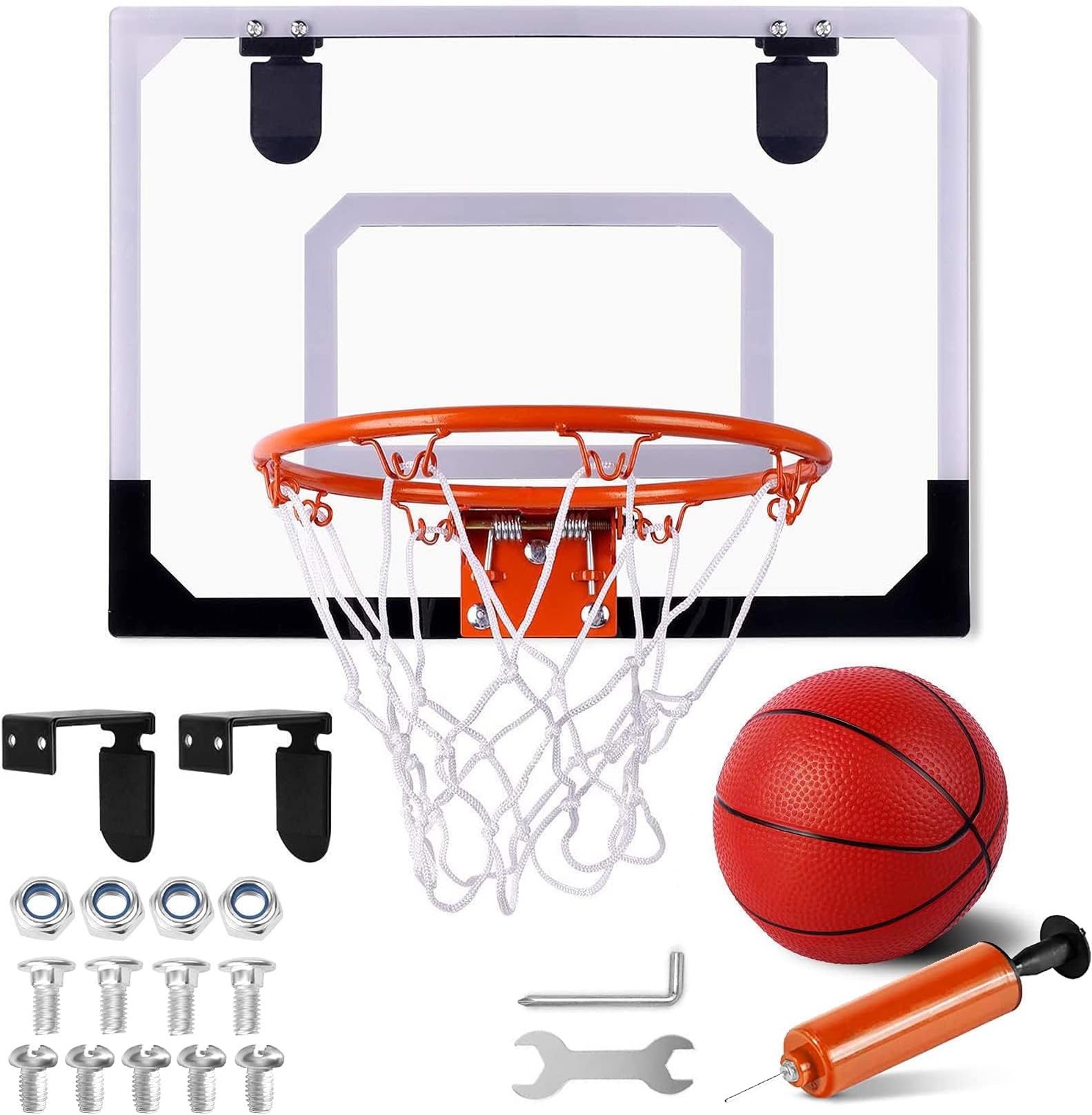 Generic Mini Basketball Hoop for Kids and Adults, Indoor Small Basketball Hoop for Door Wall ...