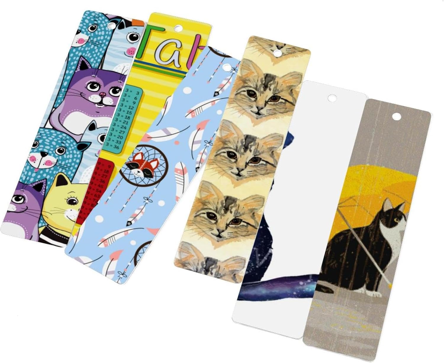 6 Set of Times Tables Multiplication Table Metal Bookmarks - Stylish ...