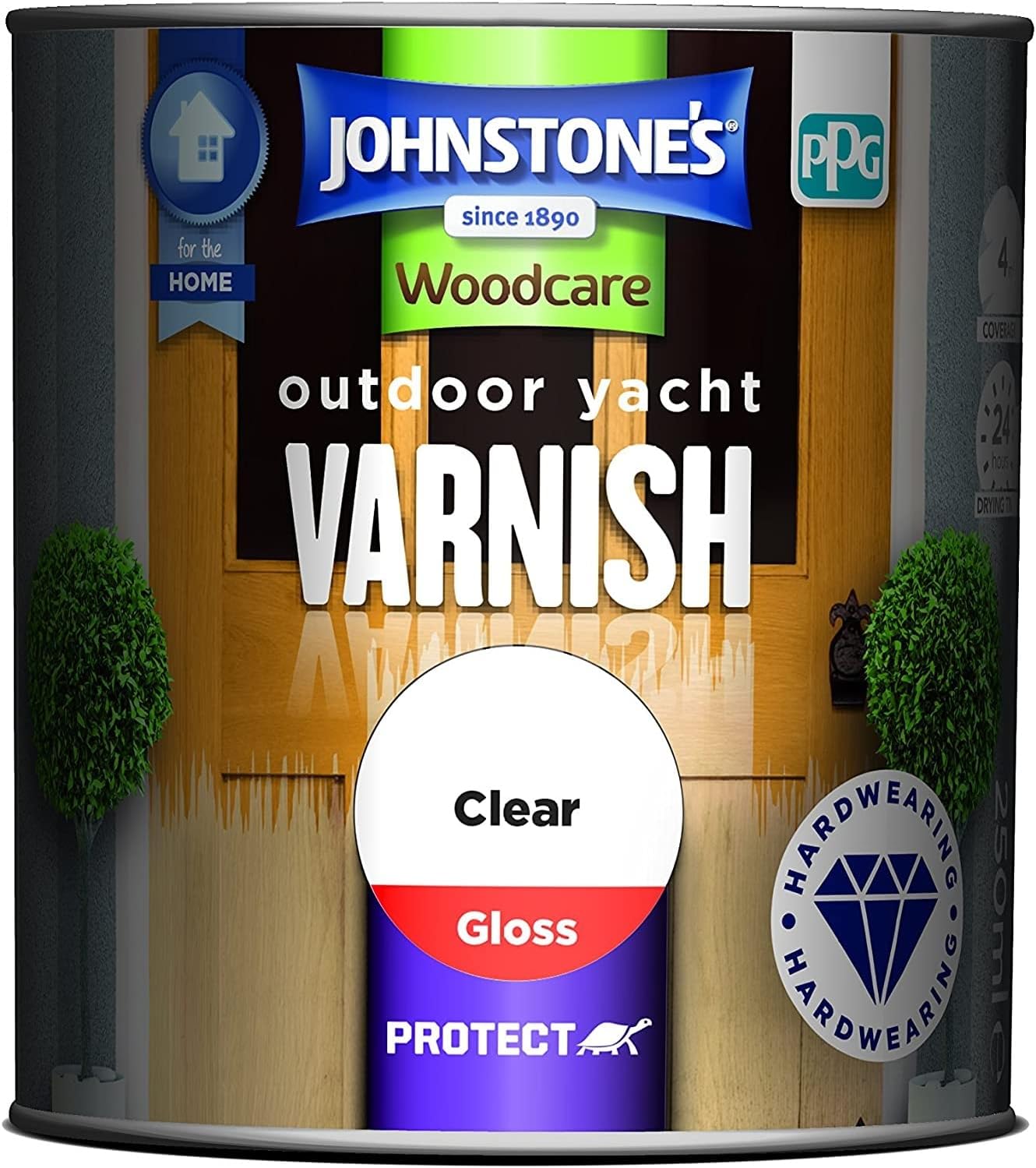 Rustins Quick Dry Outdoor Varnish Satin - Clear 500ml : Amazon.co.uk ...