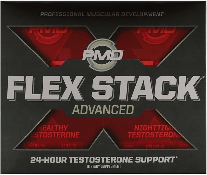 Amazon.com: PMD Sports Flex Stack Advanced 24-Hour Testosterone Stack ...
