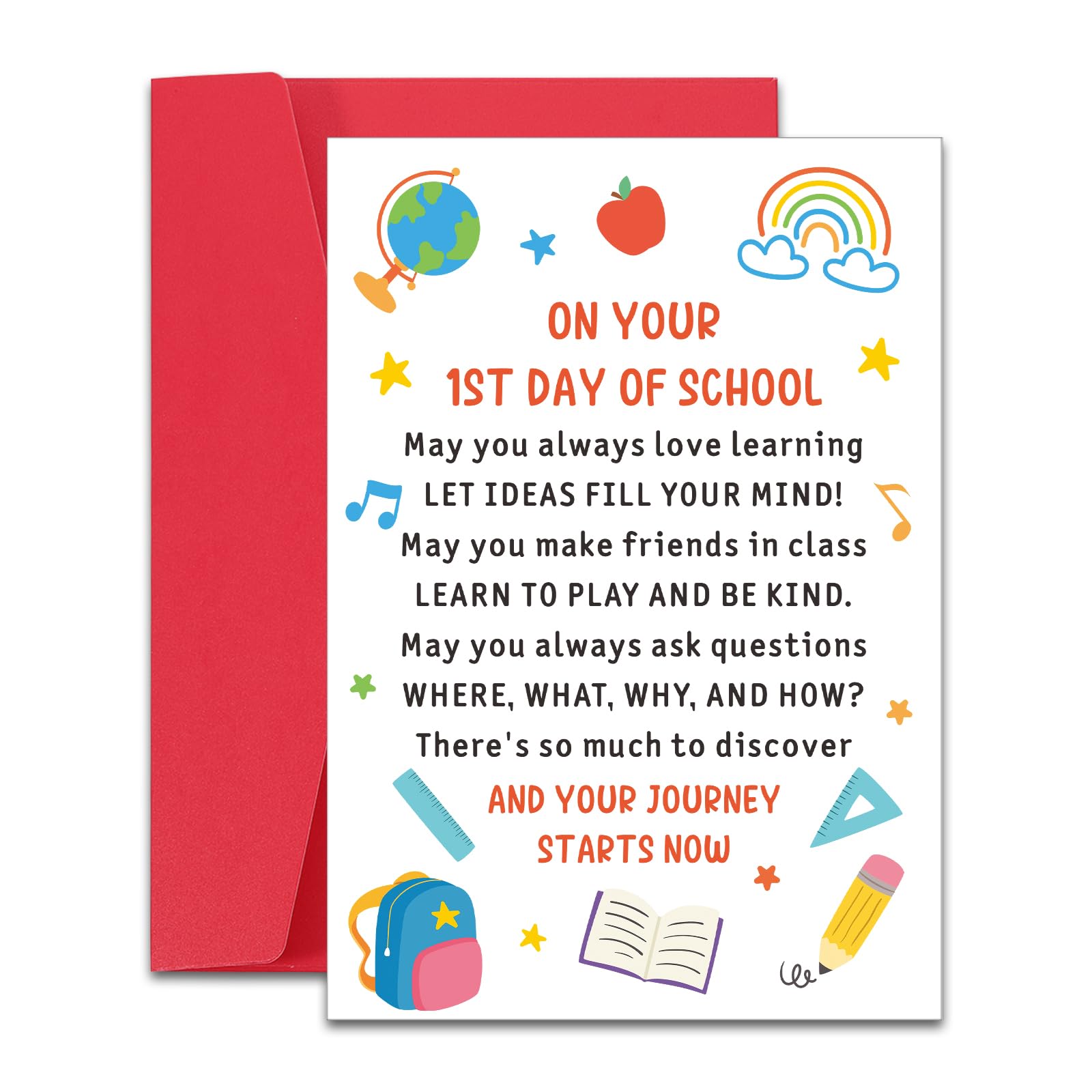 Tarjeta De Feliz Primer Día De Clases