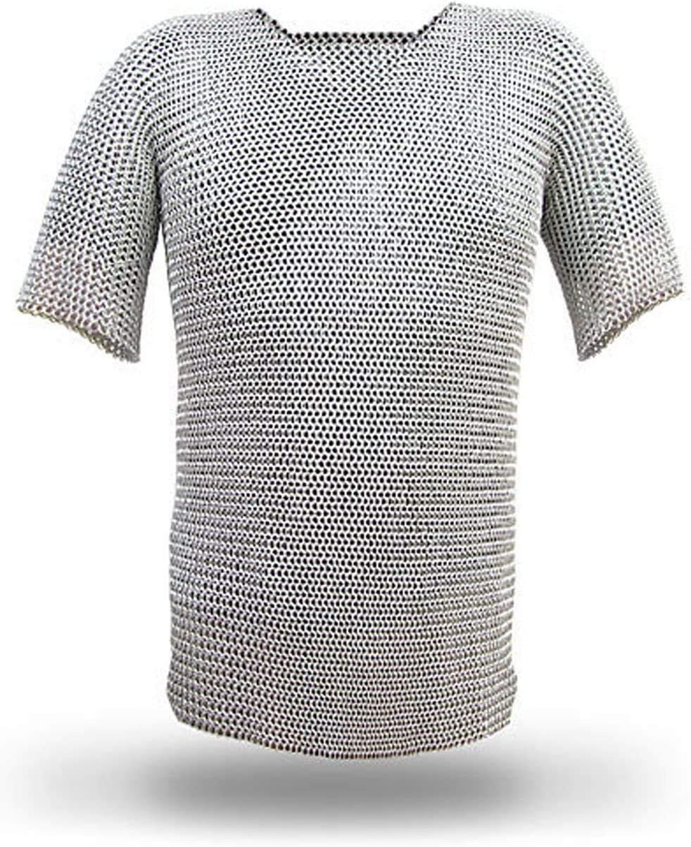 Amazon.com: 18 Gauge Chain Mail Shirt for Medieval Knight : Clothing ...