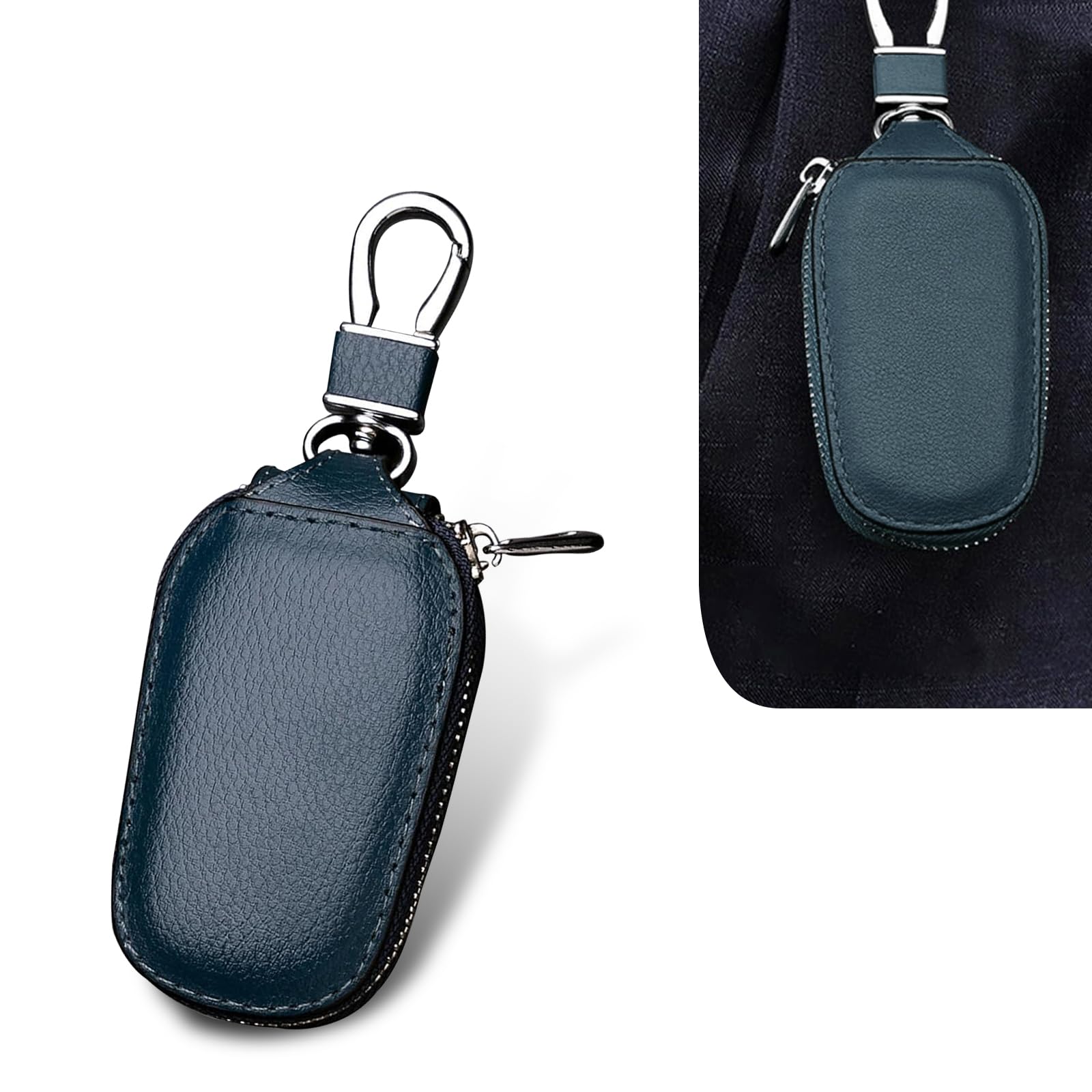 Snapklik.com : Universal Key Fob Covers For Car Keys, Car Smart Leather ...