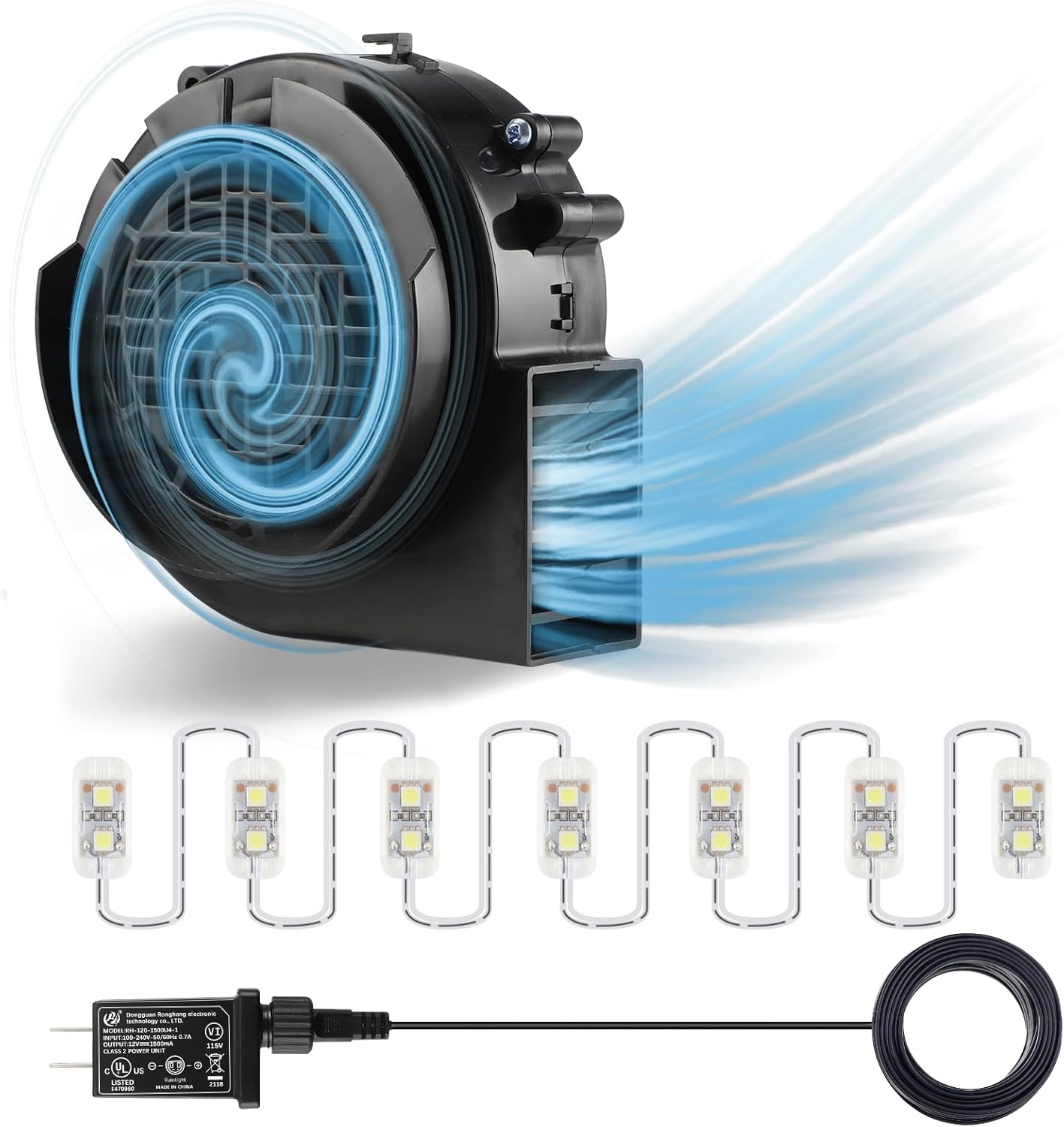 Amazon.com: Air Blower for Inflatables, 12V 1.2A Air Fan Replacement 1 ...