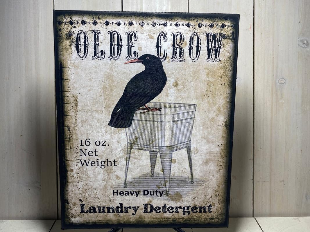 Amazon.com: Primitive Antique Laundry Room Sign, Washing Machine Print ...
