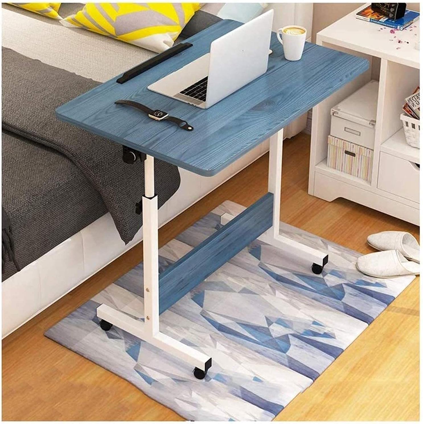 Amazon.com: Side Table, Side Ttable Unique C shaped Bedside Table Lazy ...