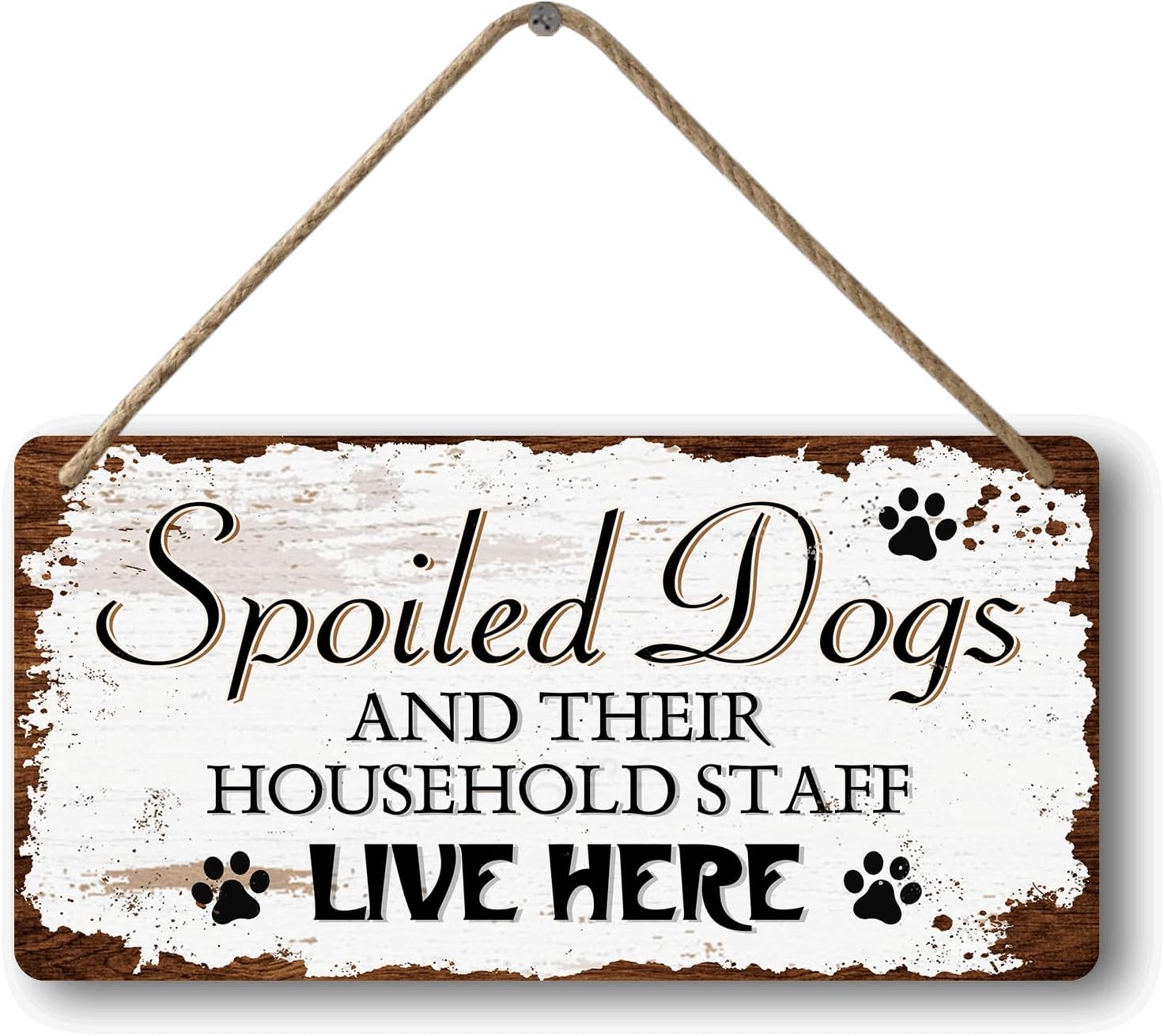 Amazon.com: Dog Signs For Home Decor Gifts For Dogs Owners Bedroom ...