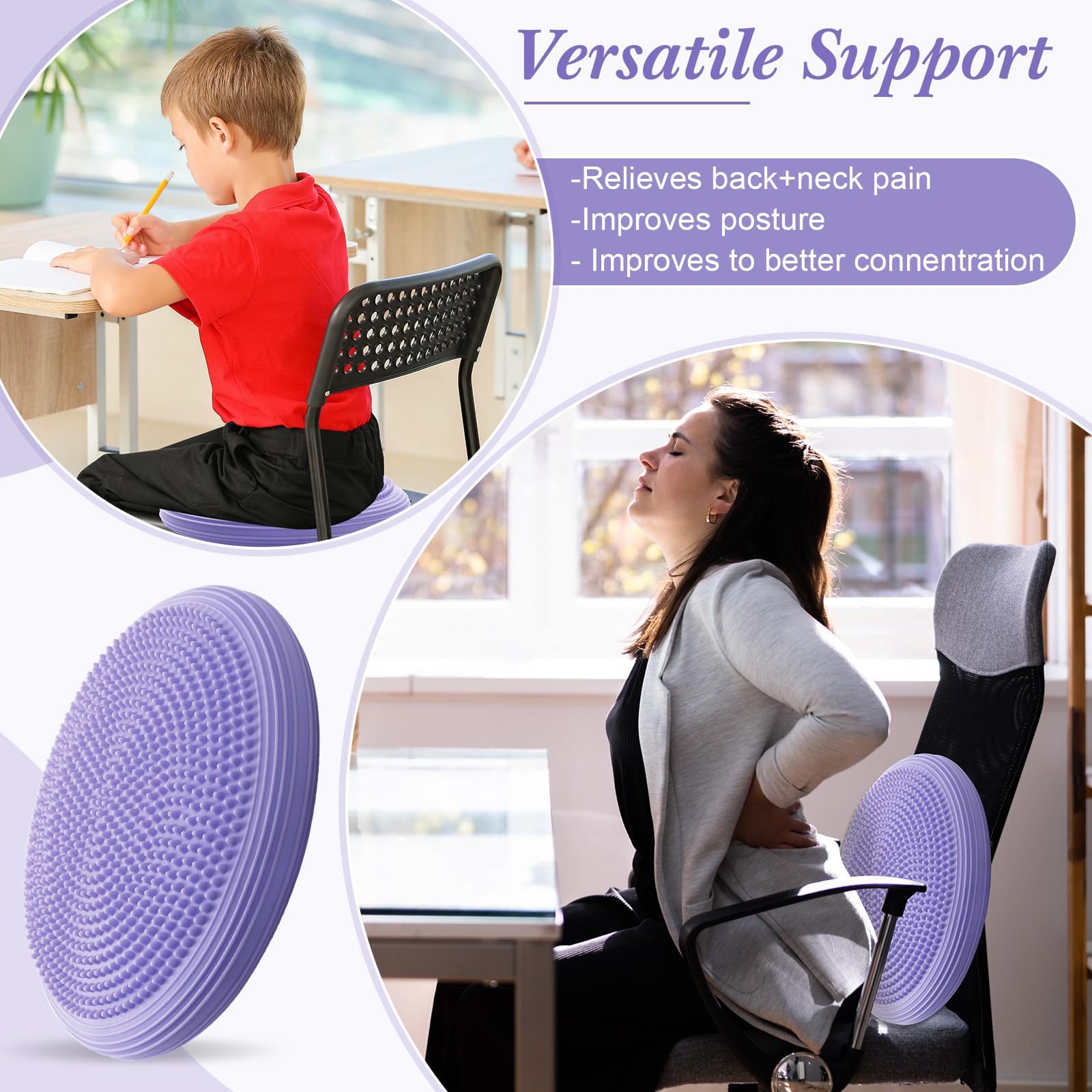 Snapklik.com : Libima Inflated Wobble Cushion Wiggle Seat For Sensory ...