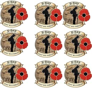 Amazon.com: Limited Edition D-Day 80th Anniversary Commemorative Badge ...