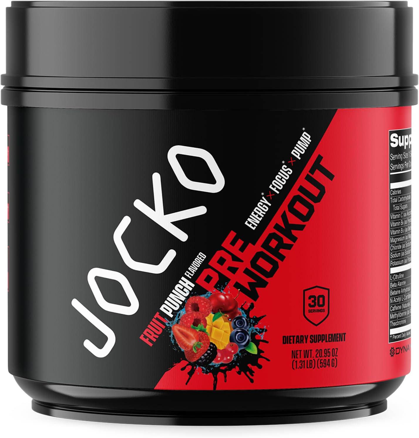 Amazon.com: Jocko Fuel Pre Workout for Men & Women - High Stim Low ...