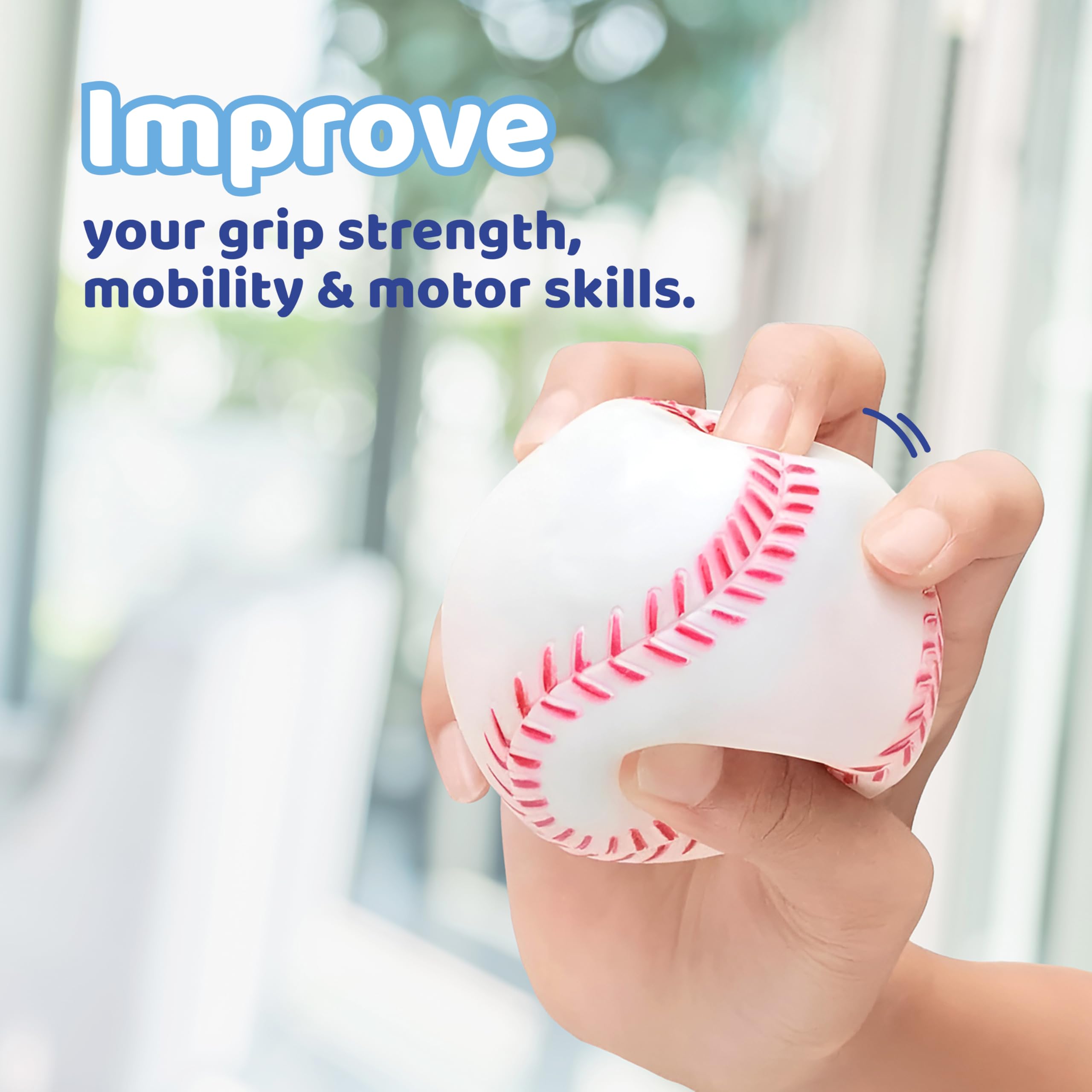 Snapklik.com : Baseball Sports Themed 2.5in Foam Squeeze Balls ...