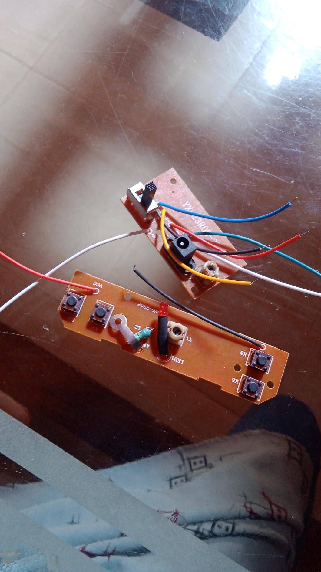 NHR 4CH RC Remote Control 27mhz Circuit PCB Transmitter & Receiver ...