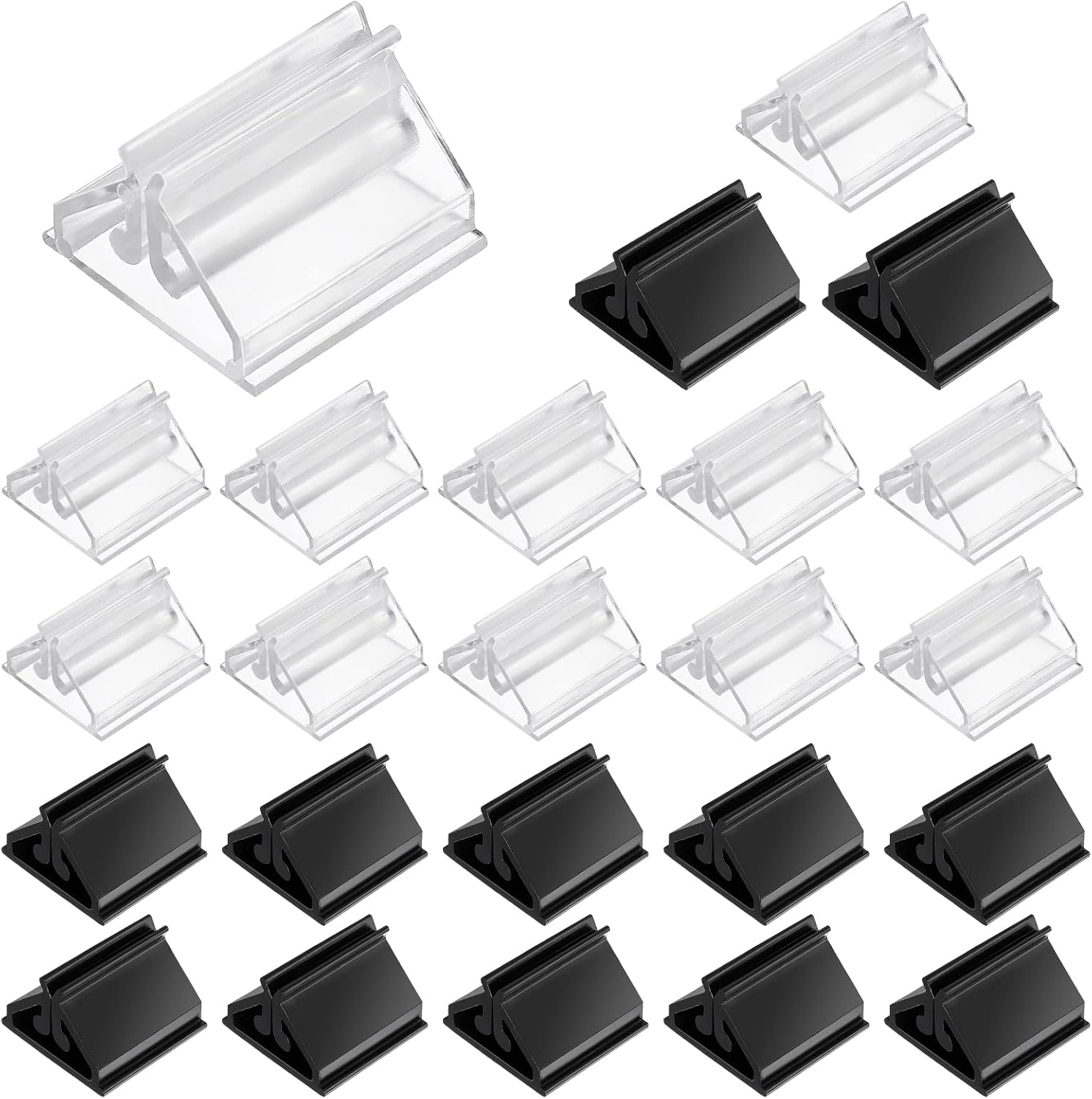 ASTER 24 PCS Plastic Game Card Stands Clear Game Card Holder Board Game ...