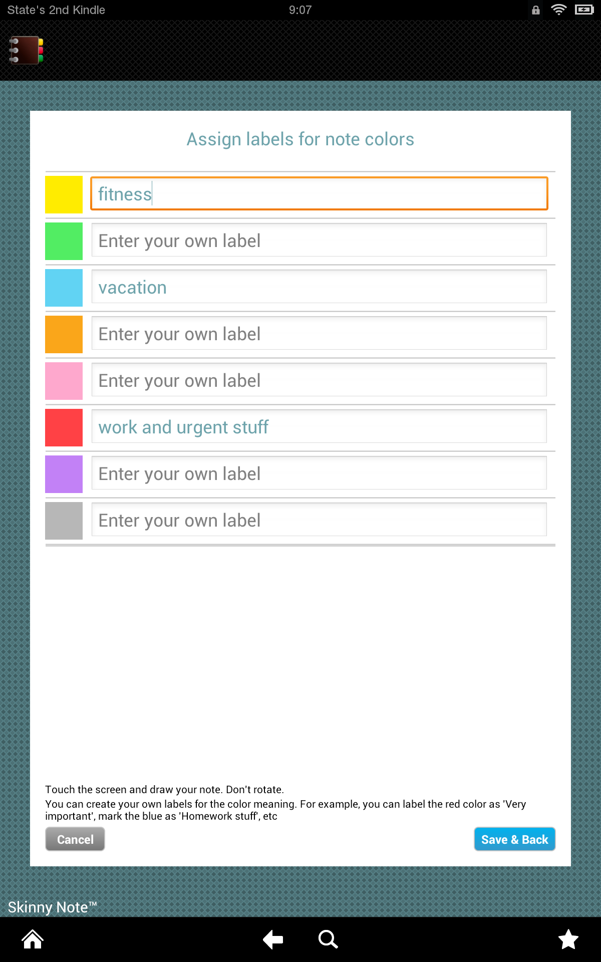 SkinnyNote Lite Notepad Notes - App on Amazon Appstore
