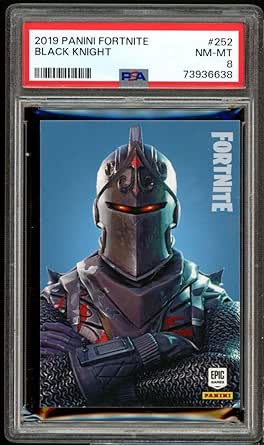 Amazon.com: Black Knight Card 2019 Panini Fortnite Italy #252 PSA 8 ...