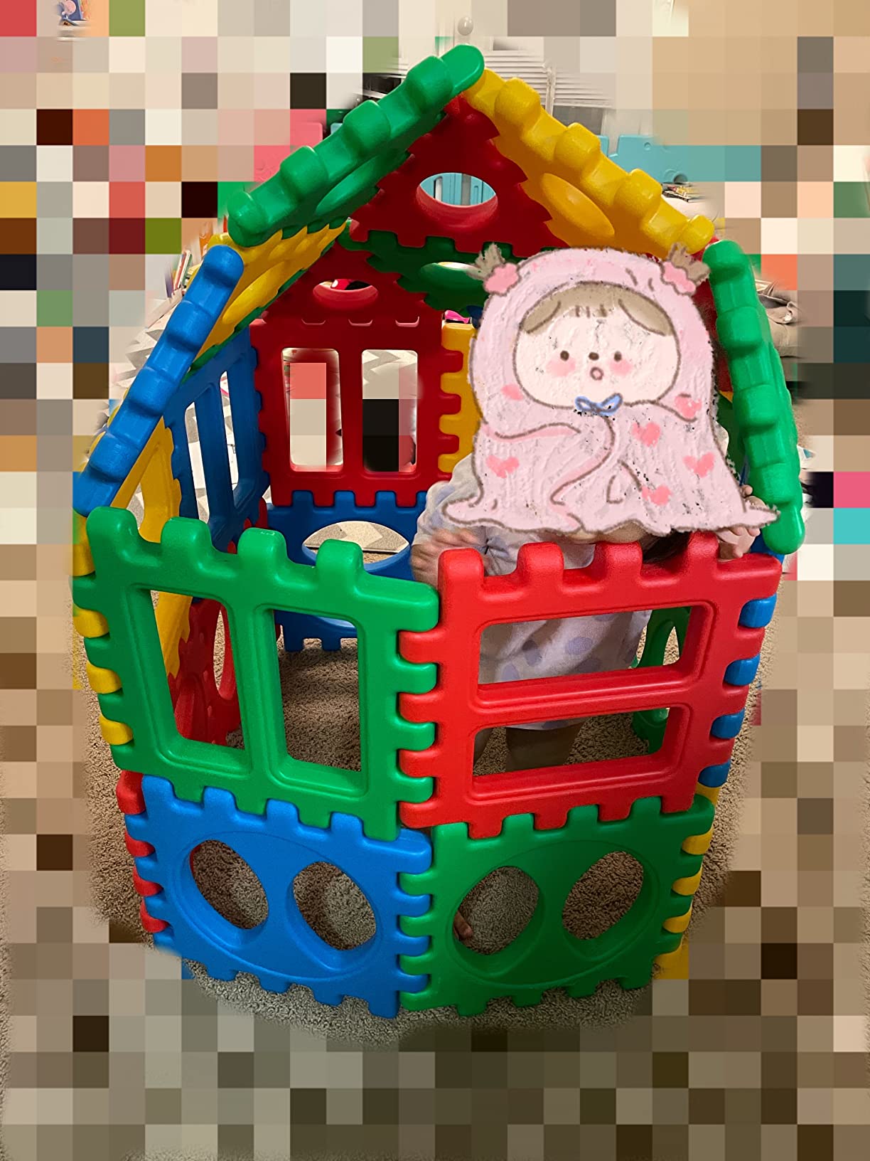 $18/mo - Finance Costzon 32 Pieces Jumbo Building Blocks for Kids, Big ...