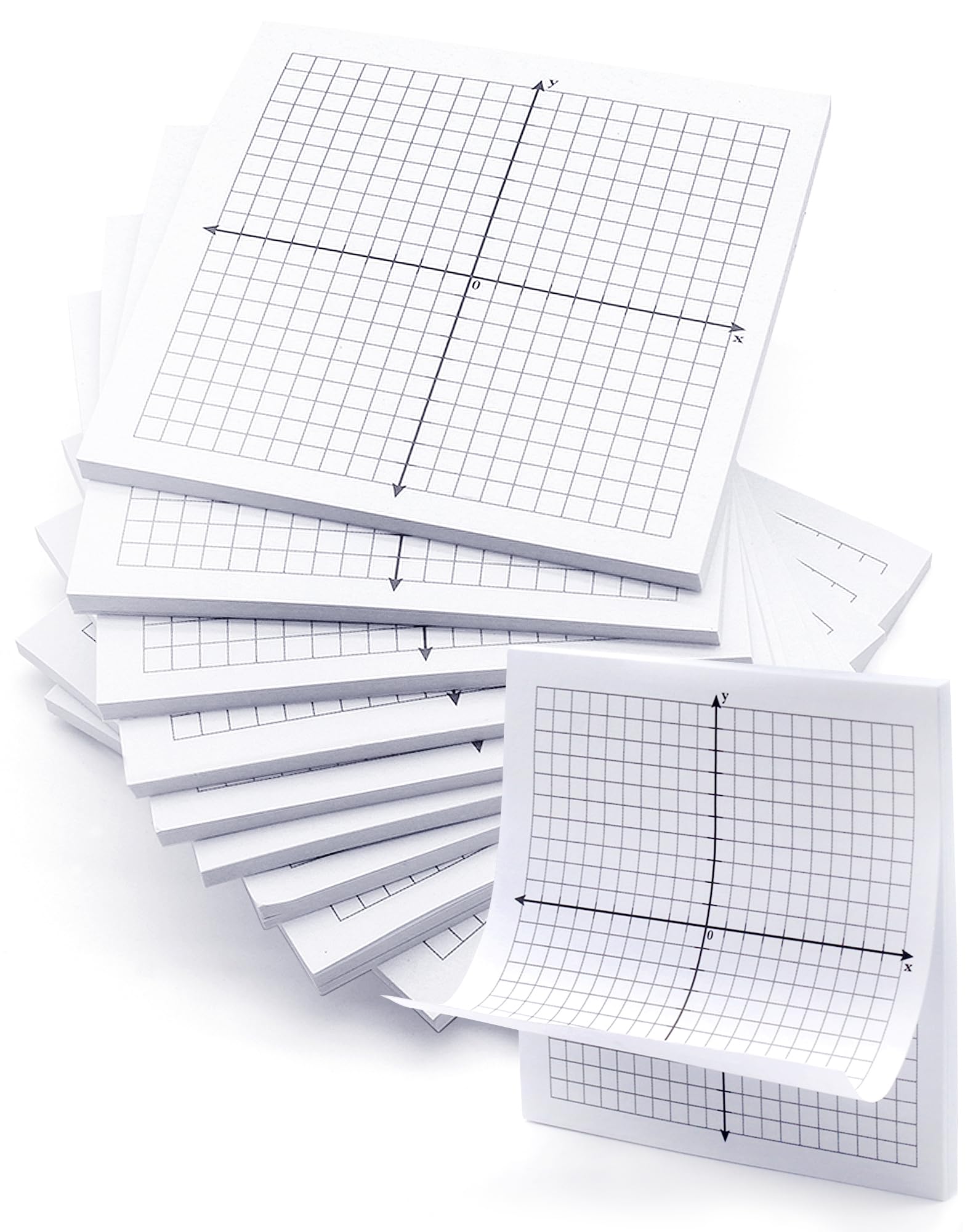Snapklik.com : Benvo Graph Paper Sticky Notes Pads 3x3 Inch Math Graph ...
