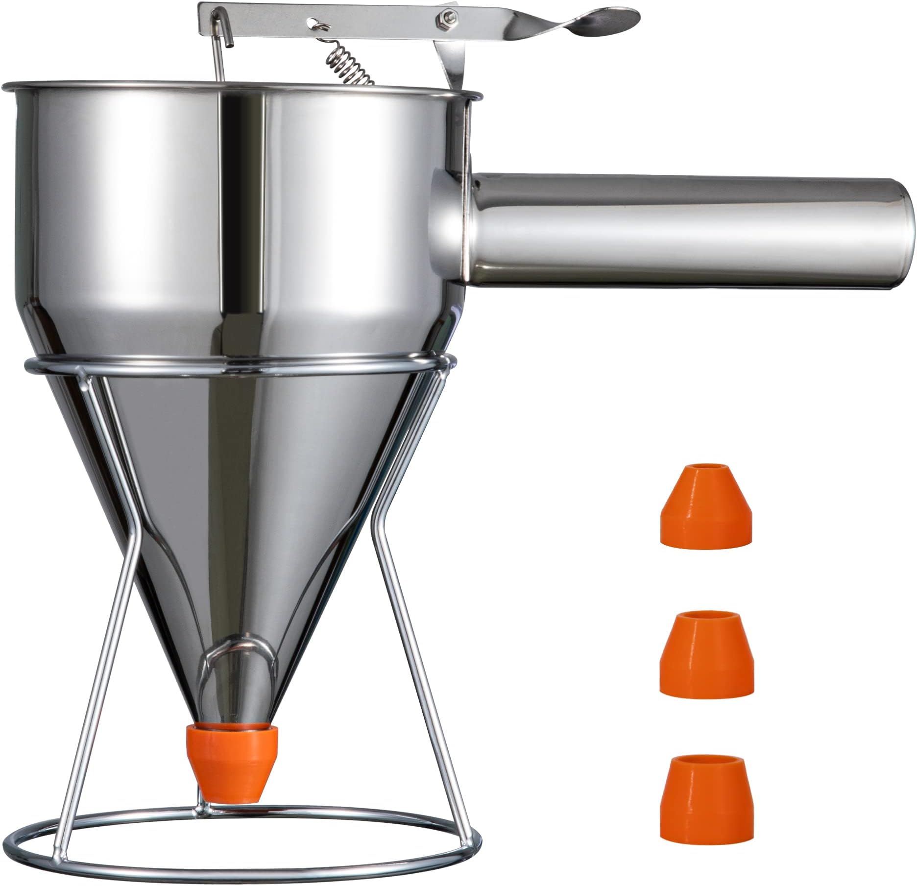 Amazon.com: Winco Stainless Steel Confectionery Funnel with 3 Nozzles ...