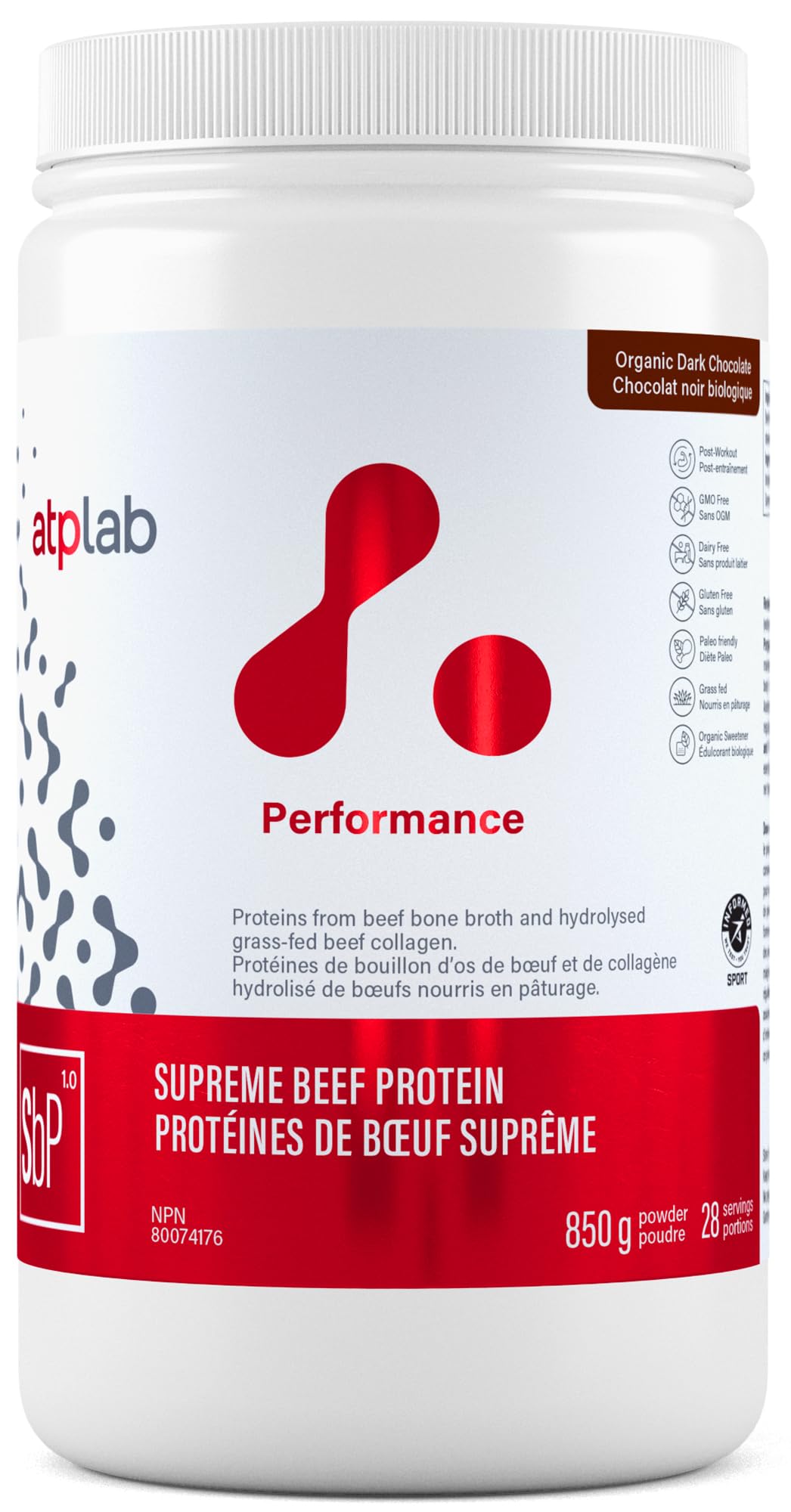 ATP LAB - ATP Supreme Beef Protein Powder Grass Fed 850g (Chocolate ...