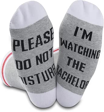 Amazon.com: GJTIM 2PAIRS TV Show Inspired Gift Novelty Causal Cotton ...