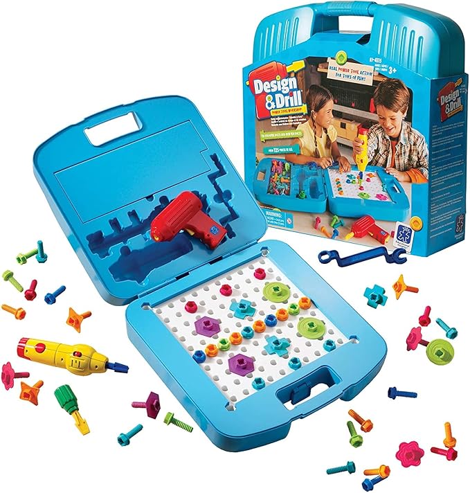 Amazon.com: Educational Insights Design & Drill Power Tool Workshop ...