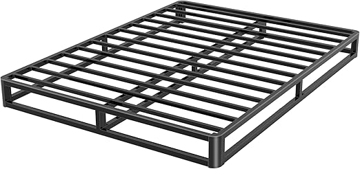Amazon.com: Firpeesy 6 Inch Full Bed Frame with Round Corner Edges, Low ...