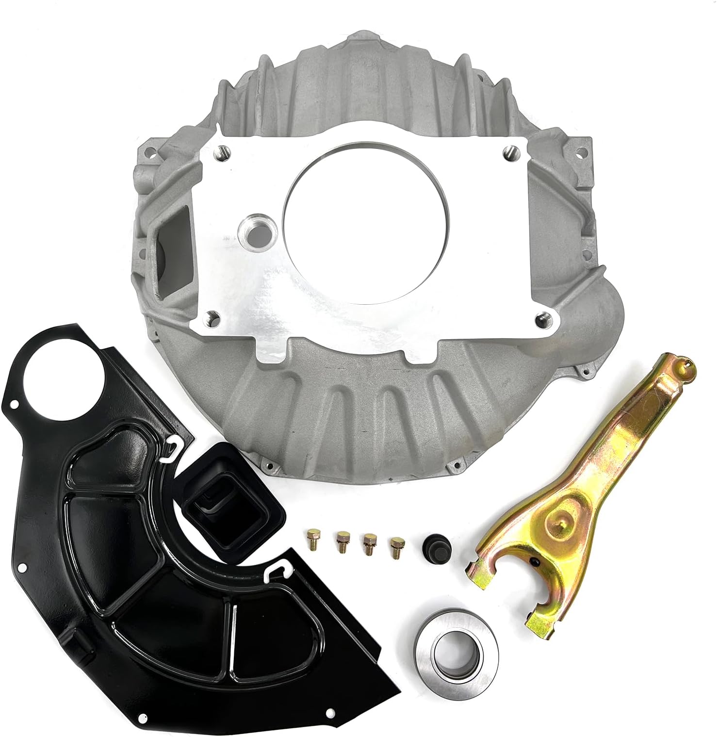 3899621 Chevy Clutch Aluminum Bellhousing with Flywheel Inspection ...