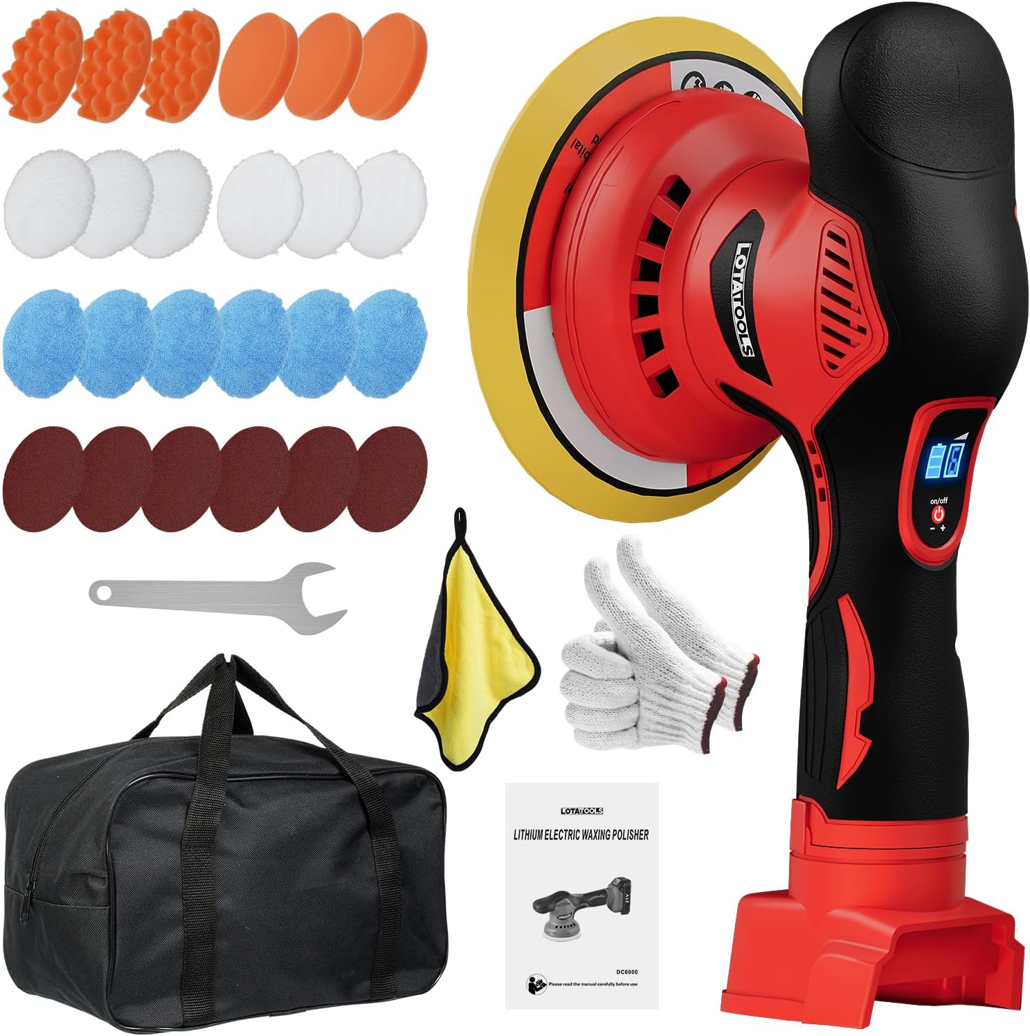 Cordless Car Buffer Polisher Compatible for Milwaukee M18 Battery ...