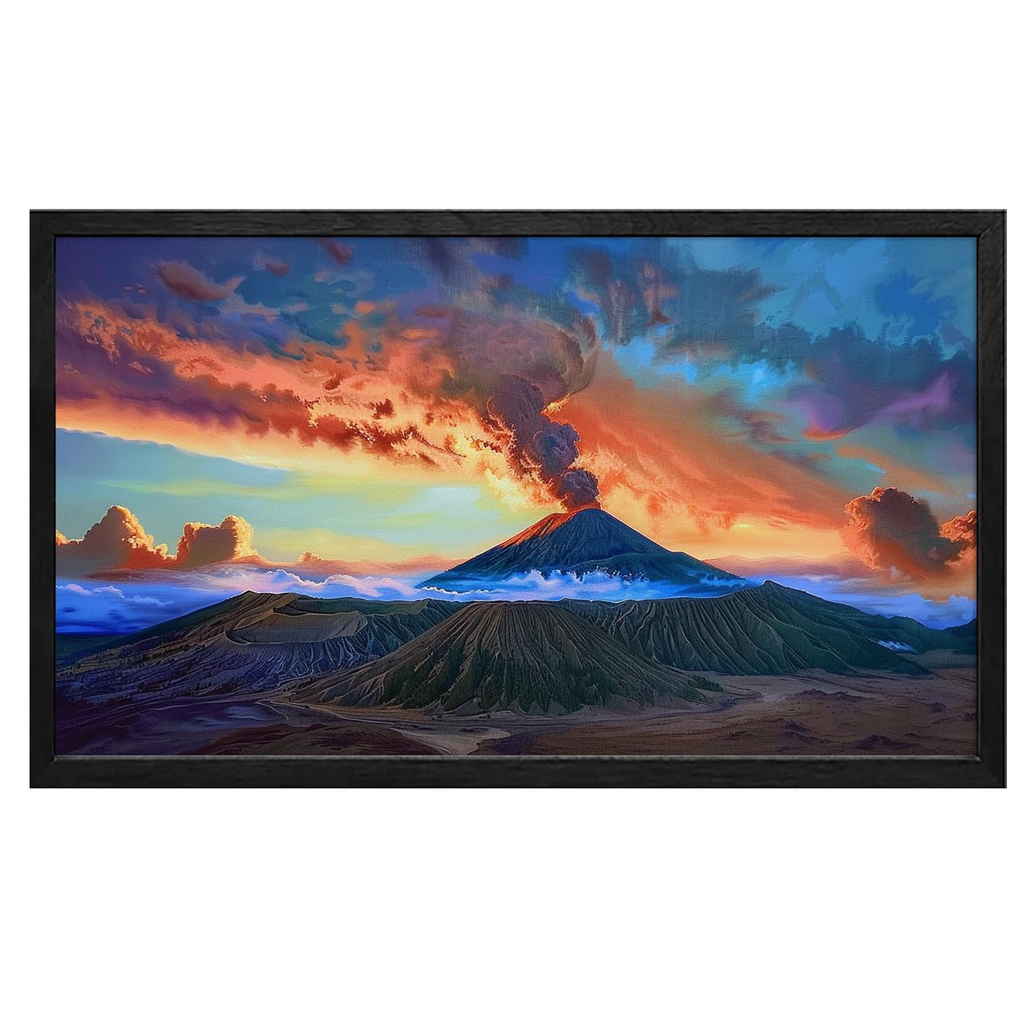 Volcano Eruption Painting Eruption 2 By RHADS Art Direction
