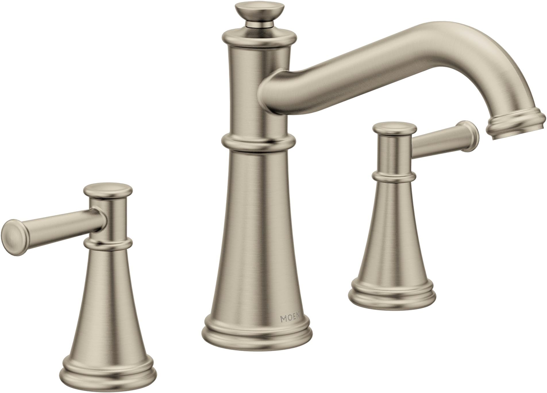 Moen T961BN Gibson Two-Handle Deck Mounted Modern Roman Tub Faucet ...