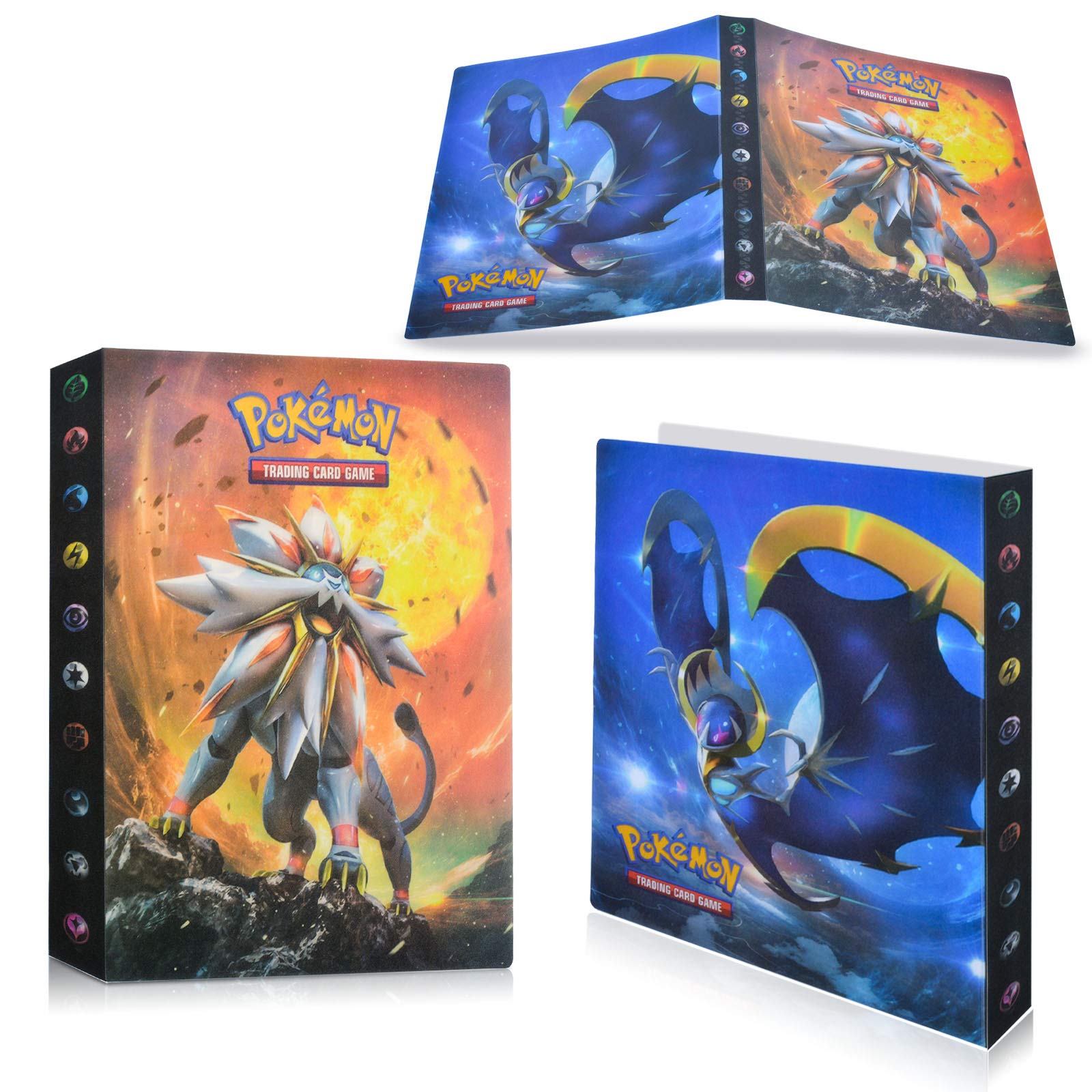 EKKONG Pokemon Cards Holder Album, Pokemon Binder for cards Trading ...