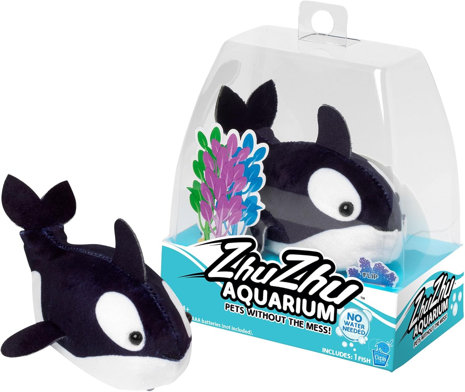 Zhu Zhu Pets | Zhu Zhu Aquarium Toy Fish - Flip | Interactive ...