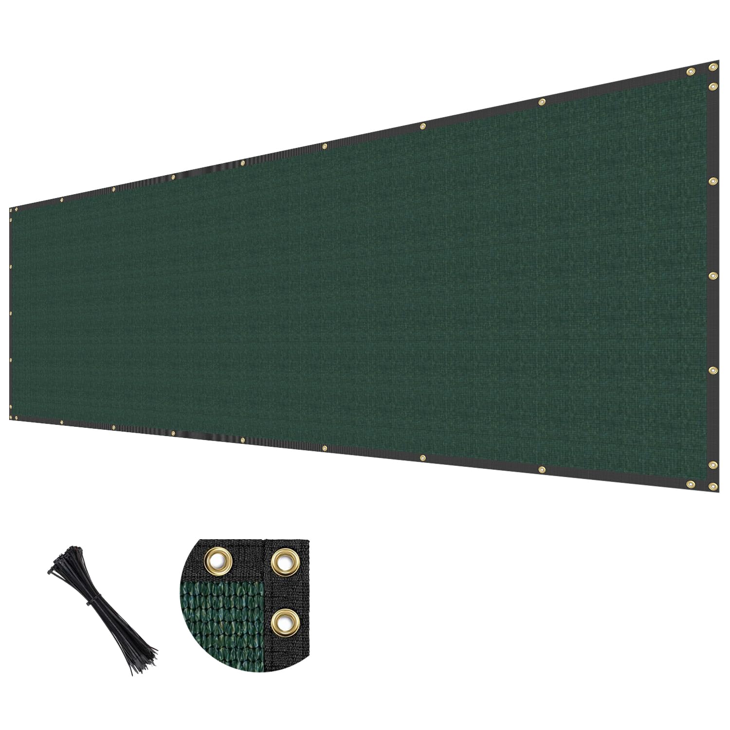 Amazon.com : TANG Privacy Fence Screen Green 6' x 50' for Patio Garden ...