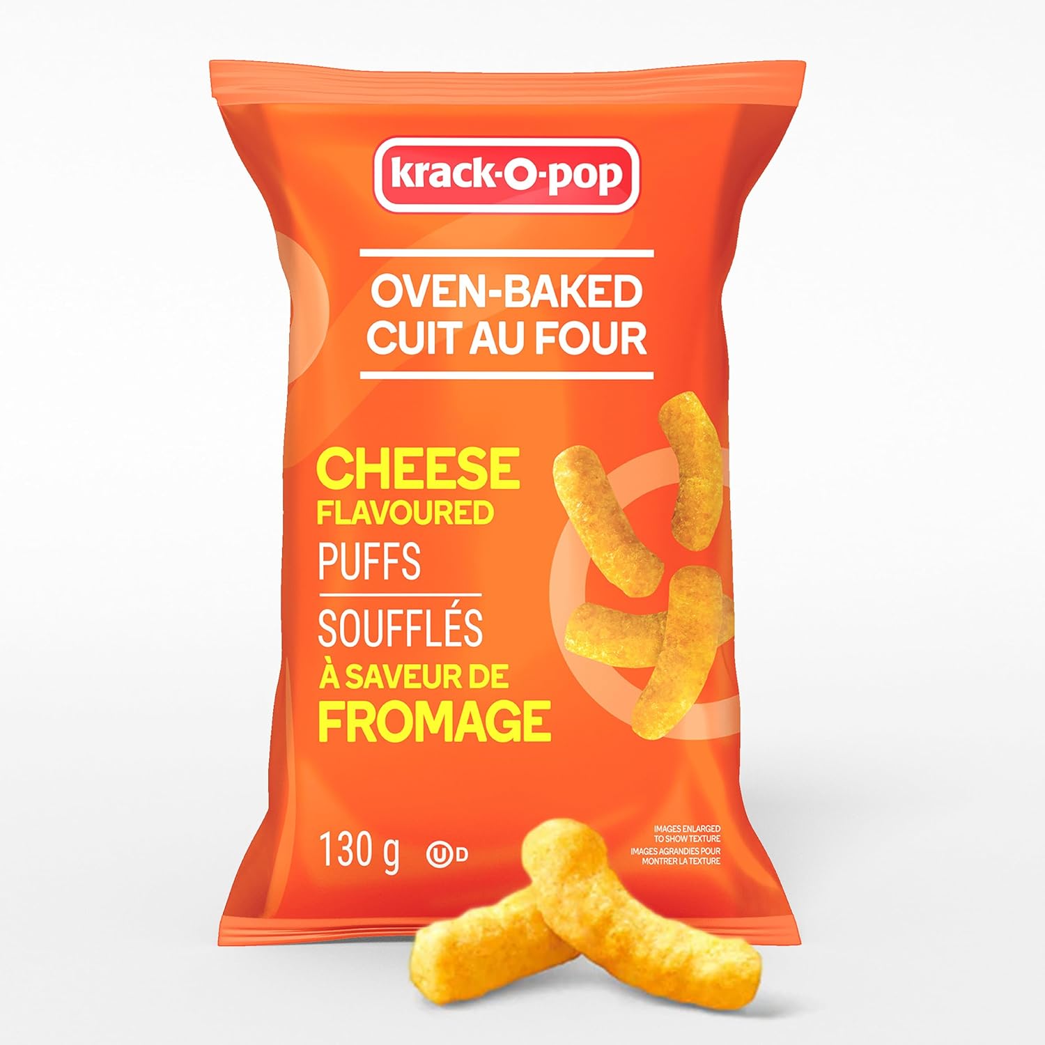 Krack-O-Pop Oven-Baked Cheese Puffs with Savory Crunch