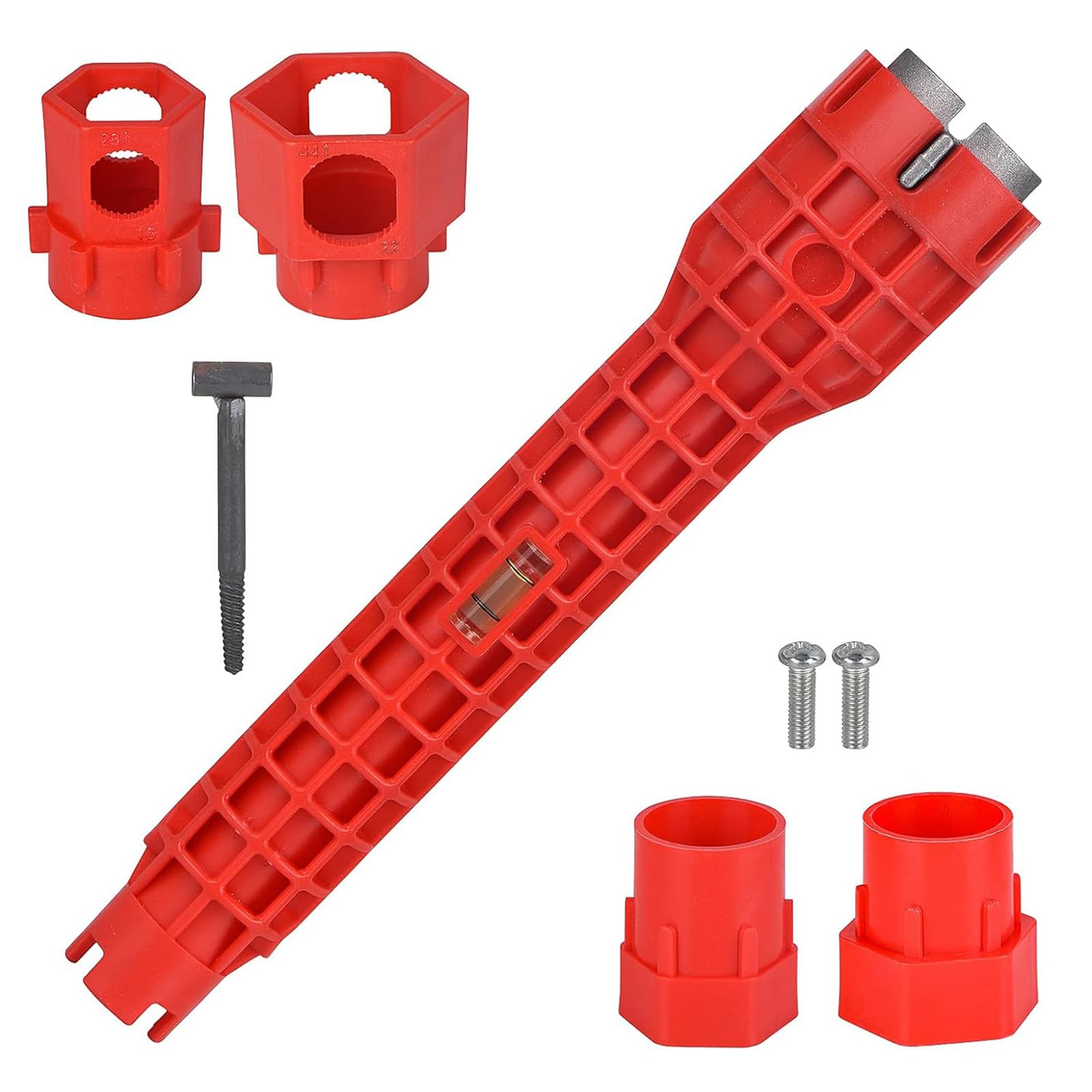 Basin Wrench, 14-in-1 Faucet and Sink Installer Tool, Multi-Purpose ...