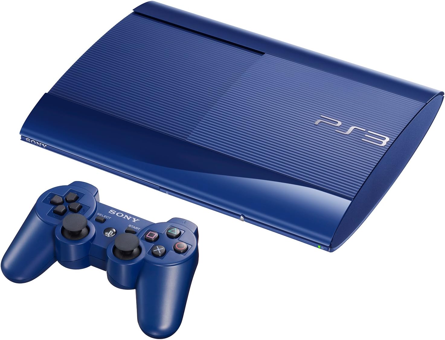 Sony PlayStation 3 Limited Edition Azurite Blue 500GB Super Slim ...