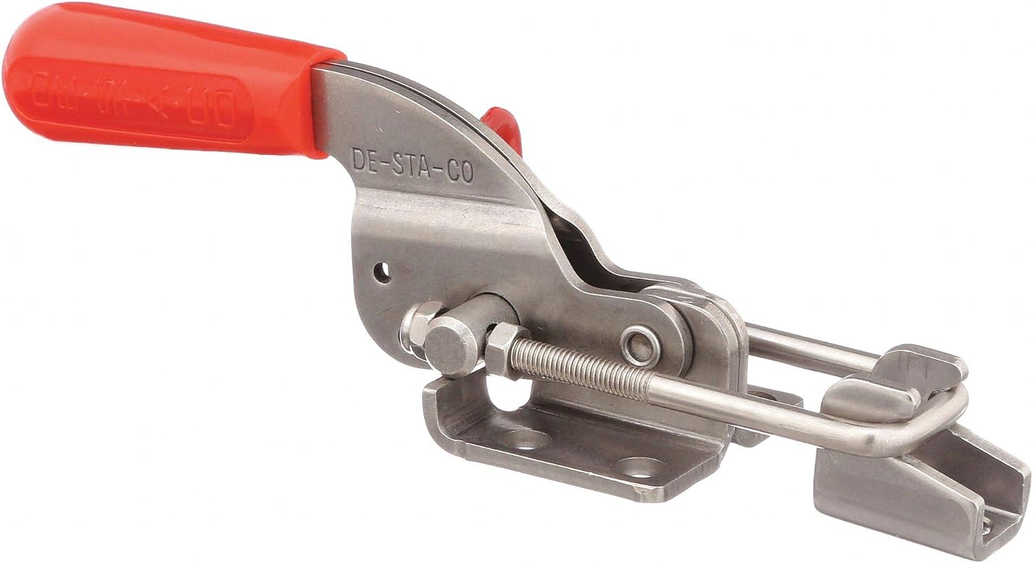 De-Sta-Co Pull-Action Latch Clamp, Flange base, w/2,000 lbs. cap, Stain ...