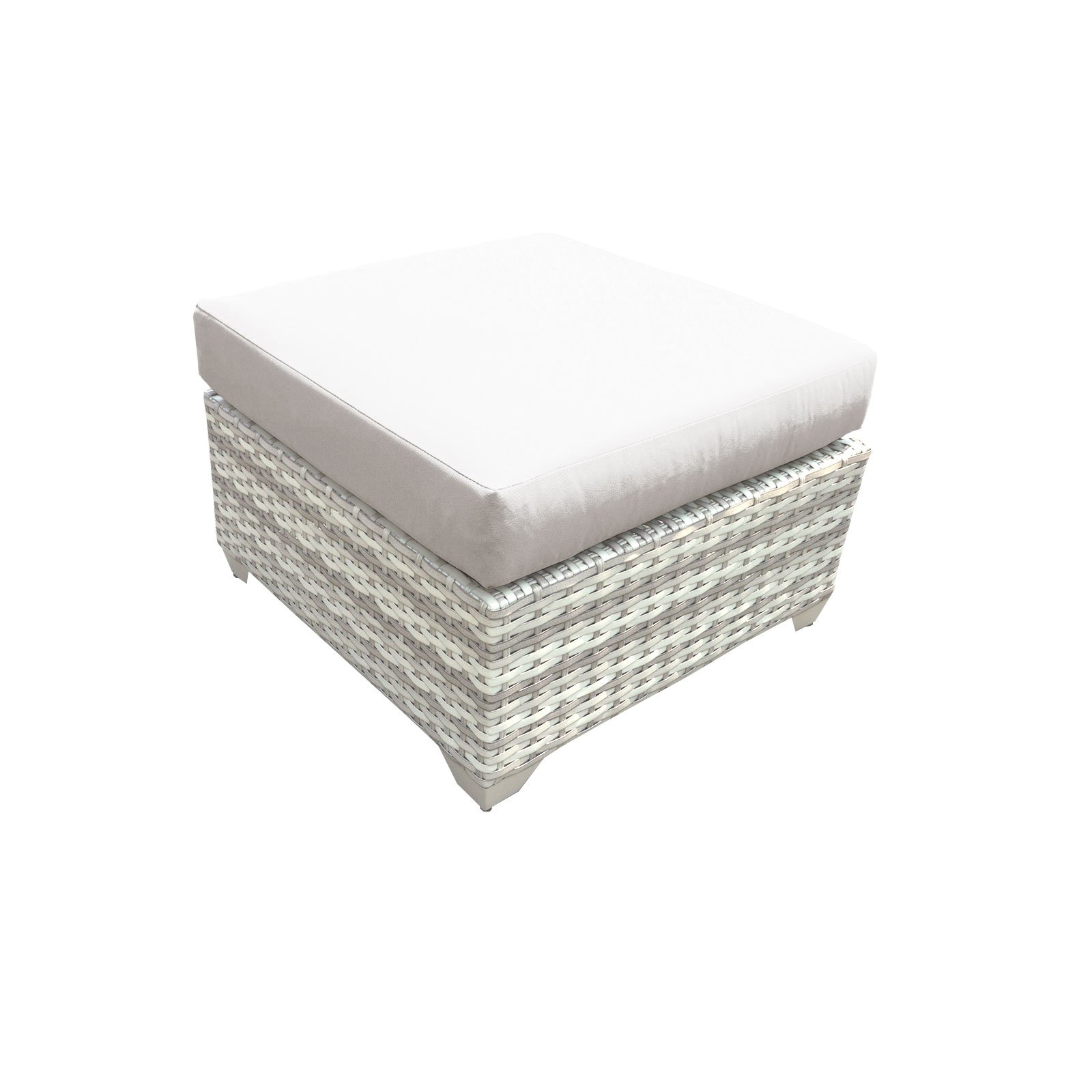 TK Classics Fairmont Ottoman, Beige
