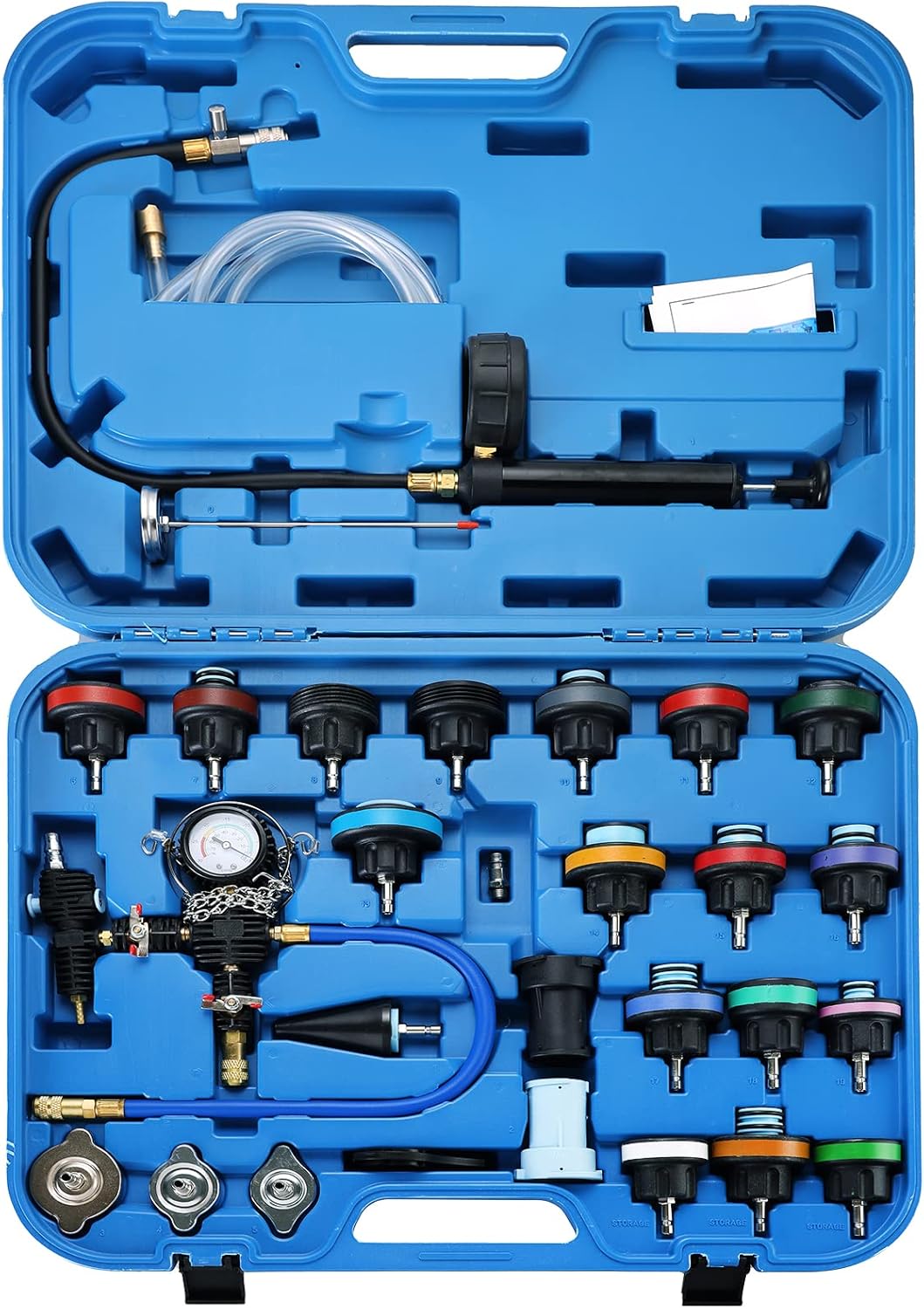 Acymner 28PCS Radiator Pressure Leakage Tester Kit for Vehicles ...